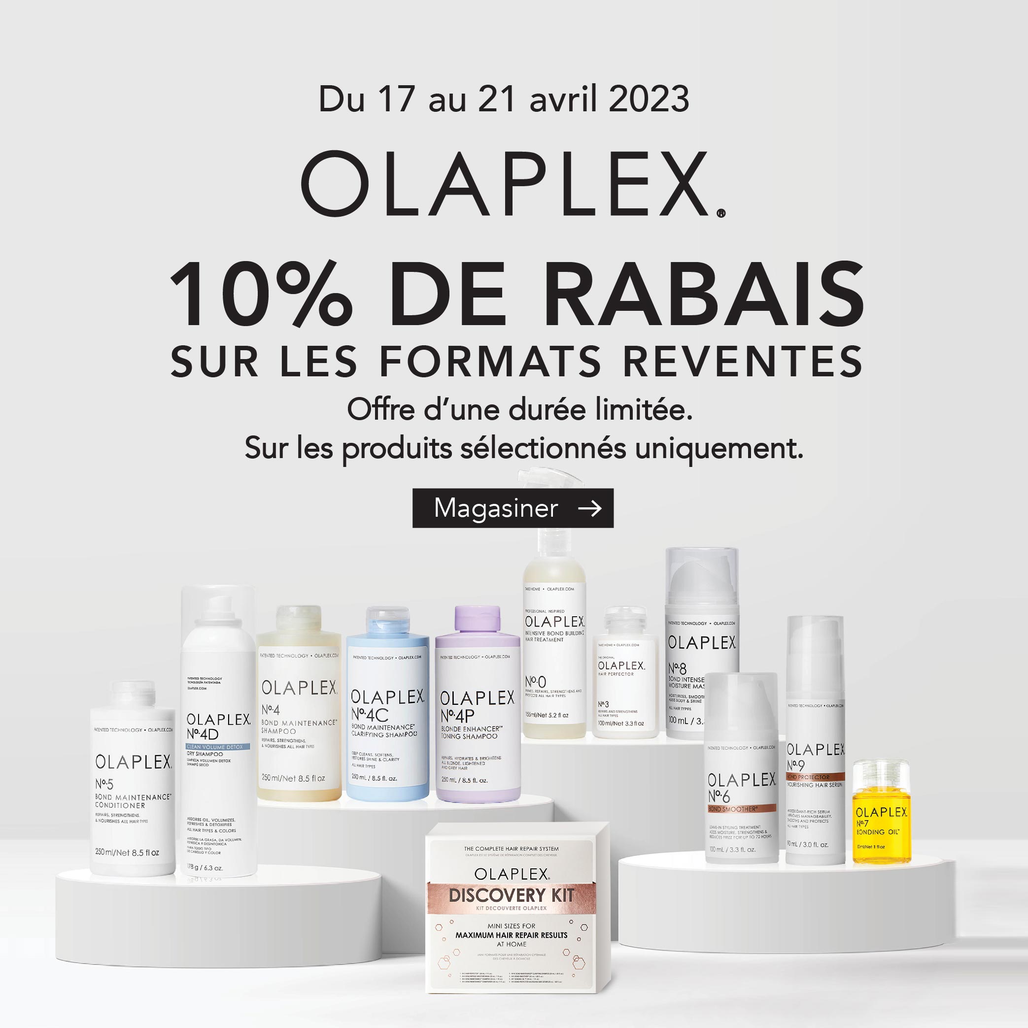 Promo Olaplex - Produits revente